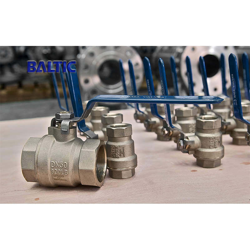 ASTM B148 C95800 Ball Valve with Lever, 1 Inch, 800 LB - Baltic