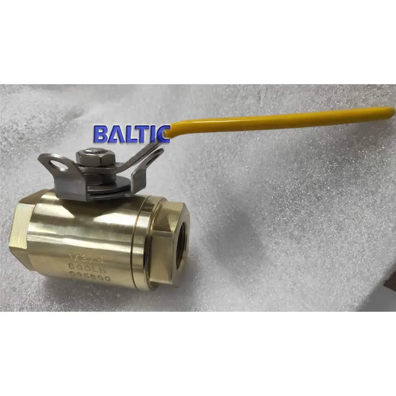 API 608 Ball Valve, ASTM B148 C95800, 1 X 3/4 Inch, 800 LB - Baltic
