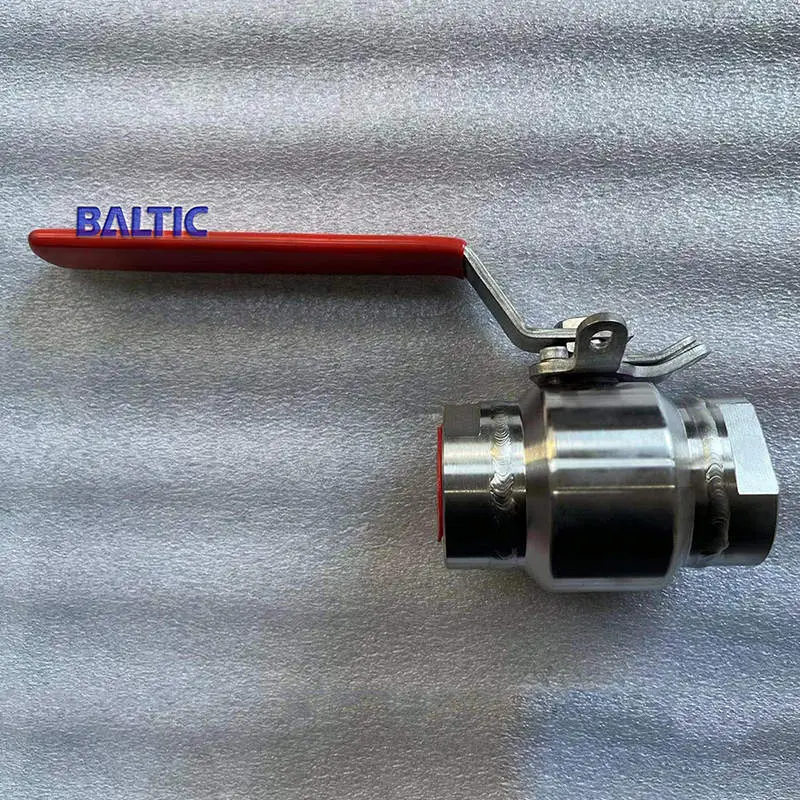 ASTM A182 F55 Side Entry Ball Valve, 1/2 Inch, 800 LB, API 608 - Baltic