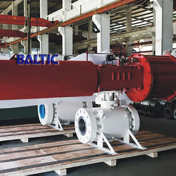 API 6D Trunnion Mounted Ball Valve, Pneumatic Actuator, 10IN, CL900 - Baltic