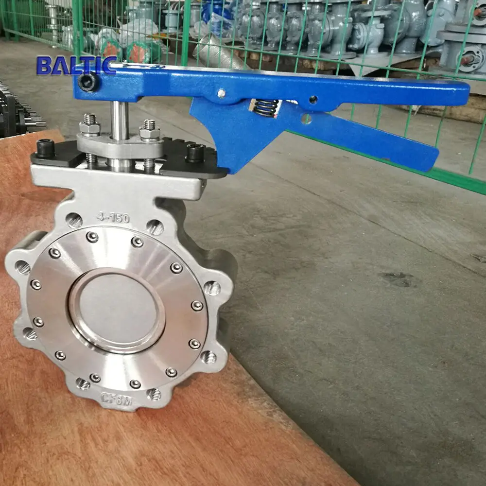 ASTM A351 CF8M Butterfly Valve, 4 Inch, 150 LB, API 609, LUG - Baltic