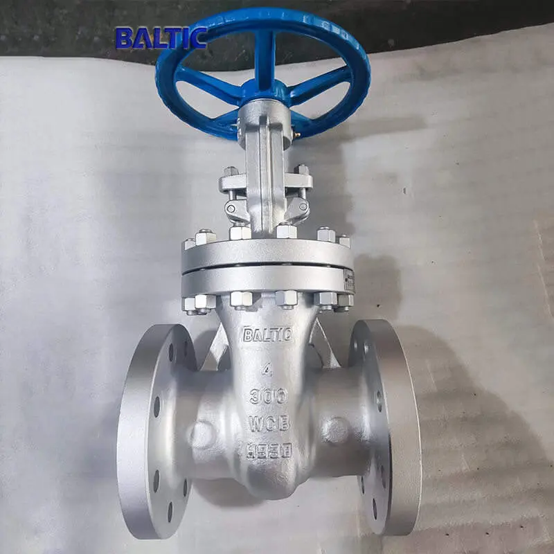 4 Inch Gate Valve, 300 LB, API 600, ASTM A216 WCB, RF - Baltic