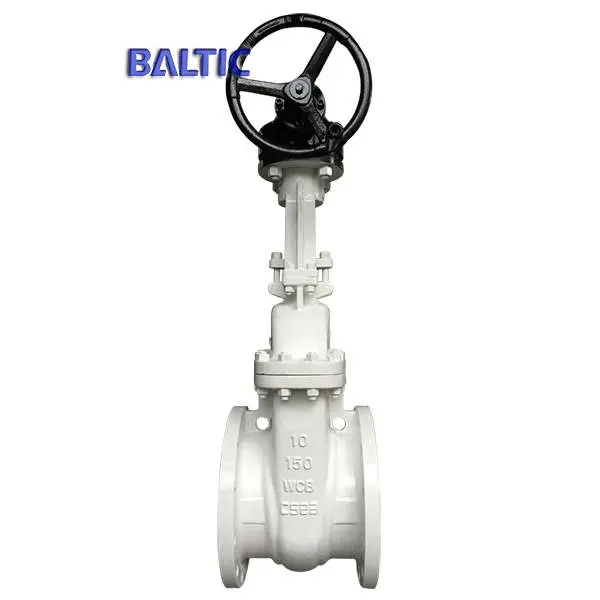 API 600 WCB Gate Valve, 10 Inch 150 LB, RF Flanged Ends ASME B16.10 - Baltic