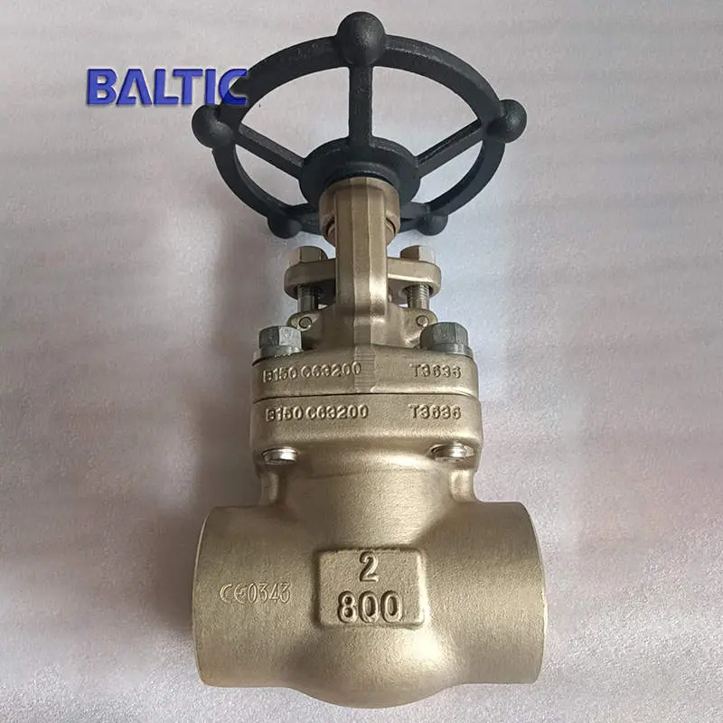 API 602 Gate Valve, ASTM B150 C63200, 2 Inch, 800 LB, NPT - Baltic