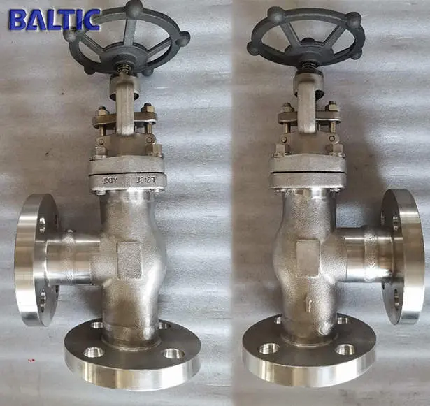 EN ISO 15761 Angle Globe Valve, ASTM A182 F316L, 2 Inch - Baltic