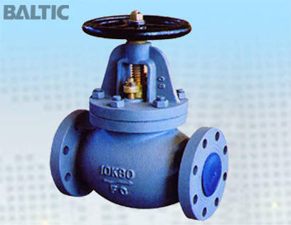 JIS F7307 10K 80A Marine Globe Valve, FC-Cast Iron - Baltic