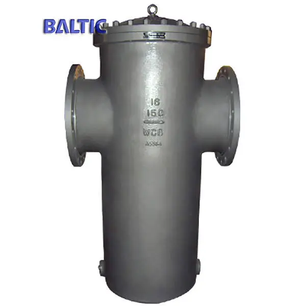 WCB Basket Strainer, ASME B16.34, 16 Inch, Class 150, RF Ends - Baltic