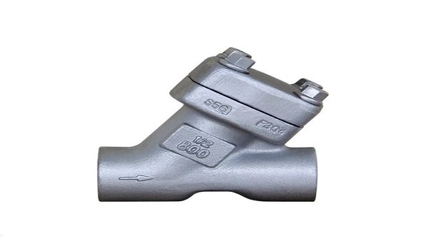 BS 5352 Y Strainer, ASTM A182 F304, 1/2 Inch, 800 LB, SW | Weldon