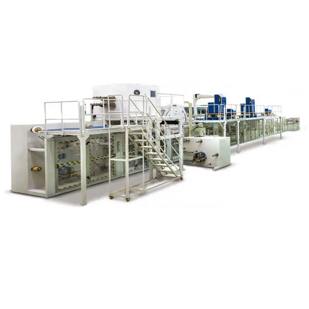 Fully-Servo Disposable Sanitary Napkin Manufacturing Machine - Topper