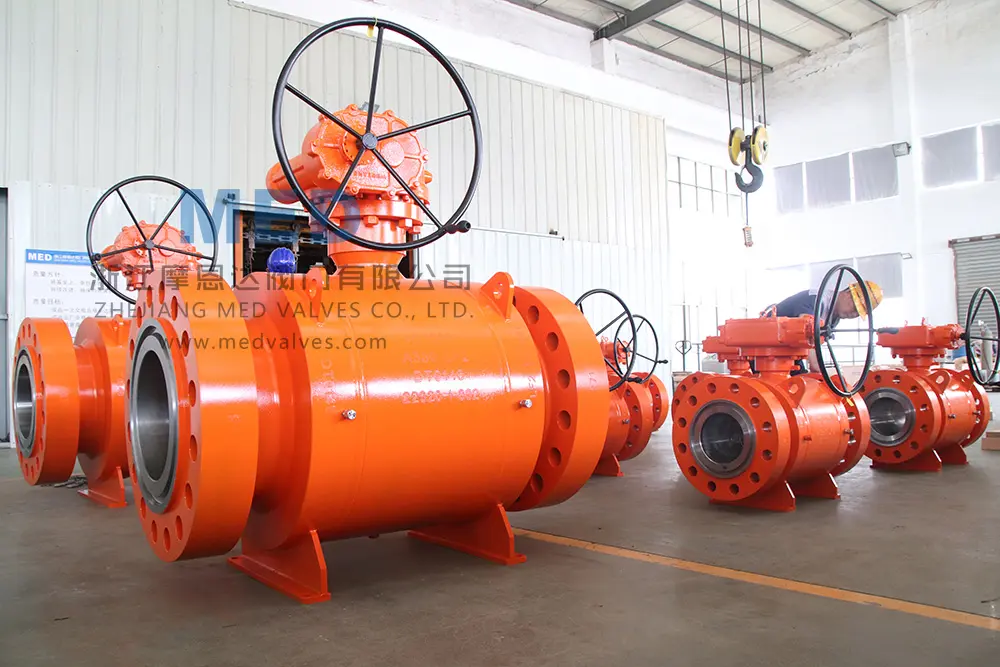 ASTM A350 LF2 Fully Welded Ball Valve, API 6D, 18 IN, 1500 LB - MFRS