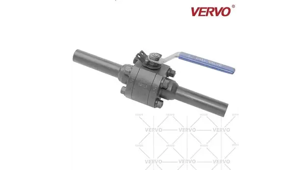 Lever Ball Valve with Extended Nipples, 3/4 Inch, 800 LB | Vervo