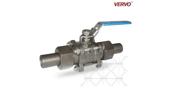 ASTM A351 CF8 Soft Seated Ball Valve, 3/4 IN, 1000 WOG, SW | Vervo