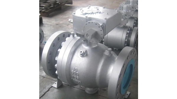 Integral Flanged Ball Valve, 10 Inch, 600 LB, WCB, API 6D, RF | Vervo