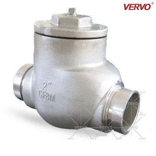 Vertical Check Valve, SS 316, 2 IN, 1000 WOG, ASME B16.34 - Vervo