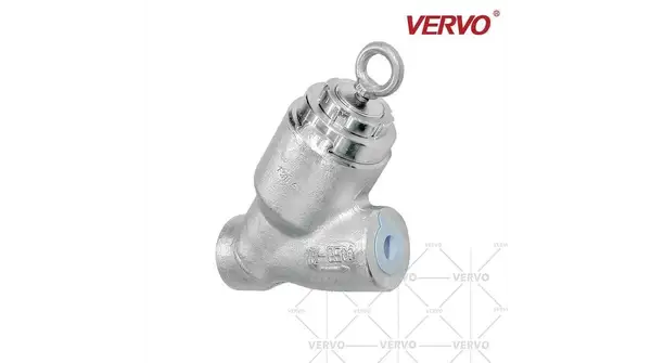 ASTM A182 F304 Piston Y Pattern Check Valve, 1 Inch, 2500 LB | Vervo