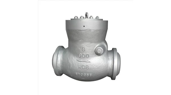 ASTM A216 WCB Swing Check Valve, 8 Inch, 900 LB, API 600, BW | Vervo