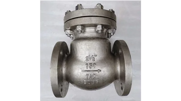 Titanium Alloy TA2 Check Valve, 2-1/2 Inch, 150 LB, BS 1868 | Vervo