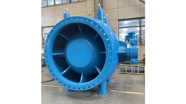 QT450-10 Flow Regulator, DN1800, PN10, Piston Type, RF | Vervo