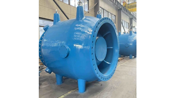 CJ/T 219 Flow Regulator, DN1400, PN16, QT450, Piston, RF | Vervo