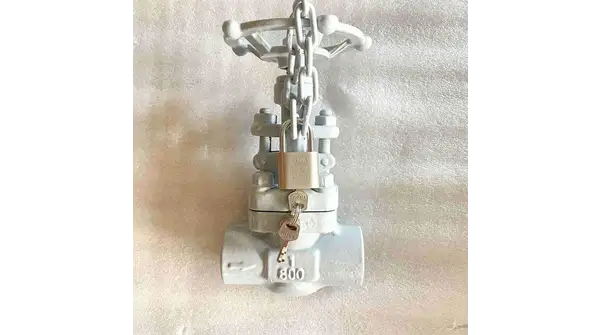 Válvula de cierre API 602 con dispositivo de bloqueo, A105N, 1 pulgada ...