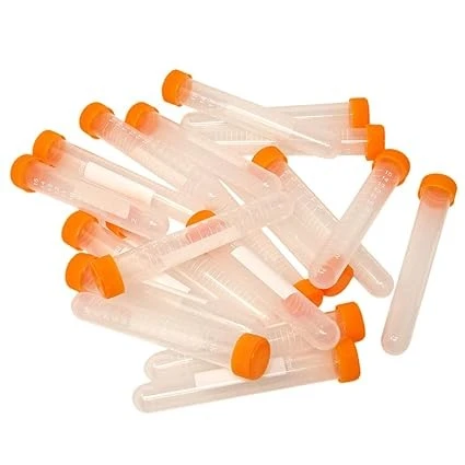 PP Plastic Centrifuge Tube, 15 ML, Round Bottom, Screw Cap - Pulse