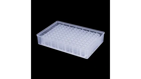V Bottom Square Deep Well Plate, 1.2 ml, 96 Wells, PP | Pulse