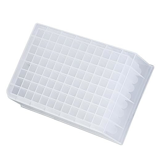 Square Deep Well Plate, V-Bottom, Steril, 2.2 mL, PP Plastic - Pulse