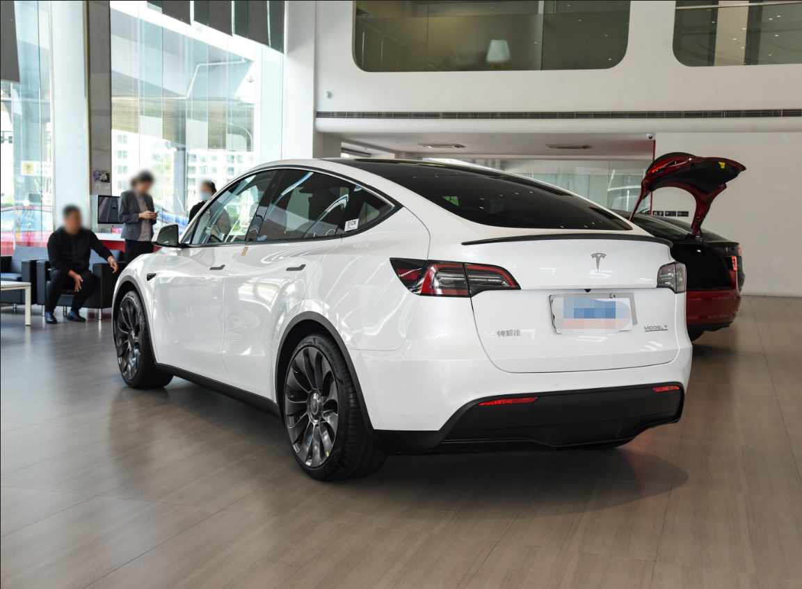 Chinese Tesla Model Y LED 2 WD 545KM Long Range Used Car Electric ...