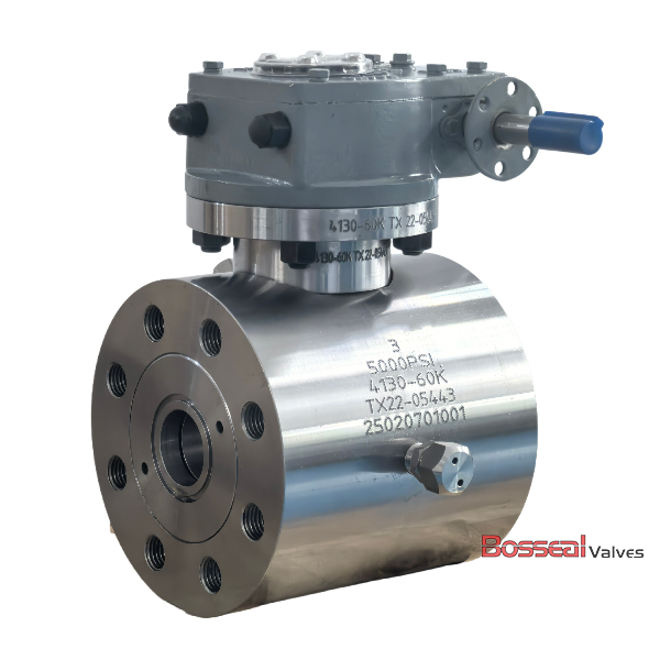 API 6A Forged Ball Valve, A694 F60/F65, 6-3/8 IN, 2000 PSI | Bosseal