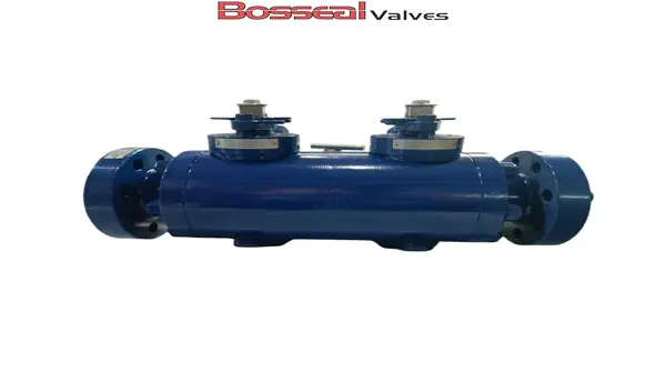 Double Block & Bleed Trunnion Ball Valve, API 6D, F53, 26 IN | Bosseal