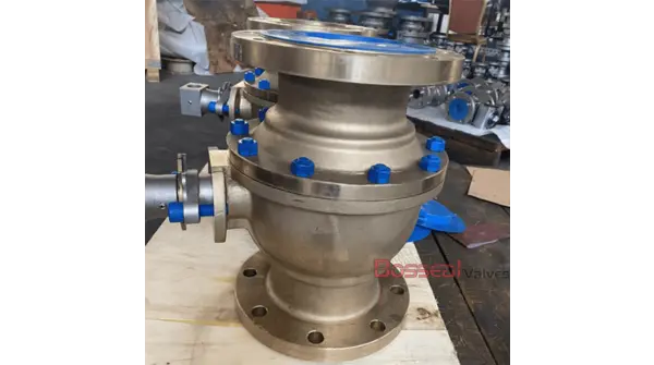 Aluminium Bronze Ball Valve, 48 IN, CL300, C63200 Trim, RF | Bosseal