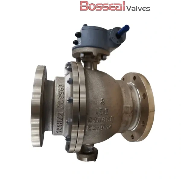 2-Piece Bronze Ball Valves, BS 5351, C95800, 2-1/2 IN, CL300 - Bosseal