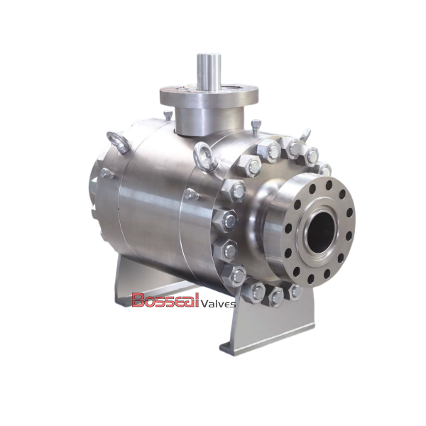 Side Entry Ball Valve, API 6A, A694 F60, 6-3/8 IN, 2000 PSI | Bosseal