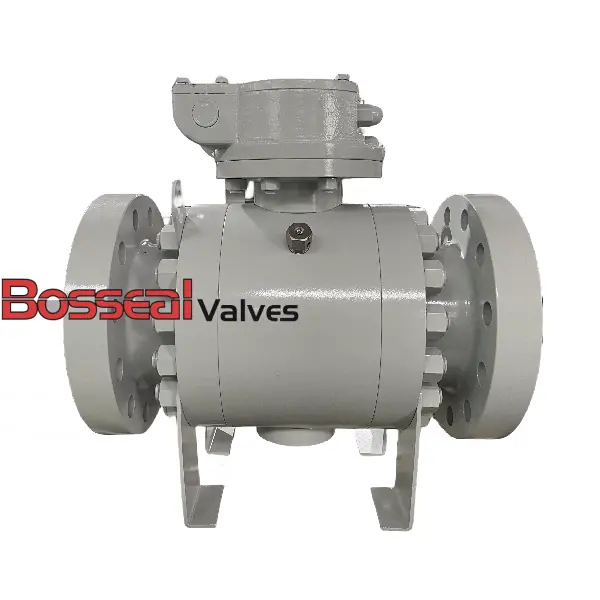 ASTM A350 LF2 DIB-1 Trunnion Ball Valve, API 6D, 6IN, 300 LB - Bosseal