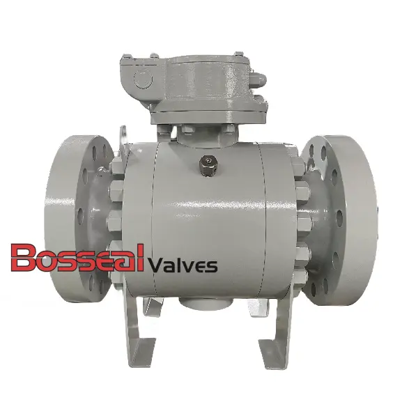 3 Inch 150 LB Trunnion Ball Valve, ASTM A105N, A350 LF2, RF - Bosseal
