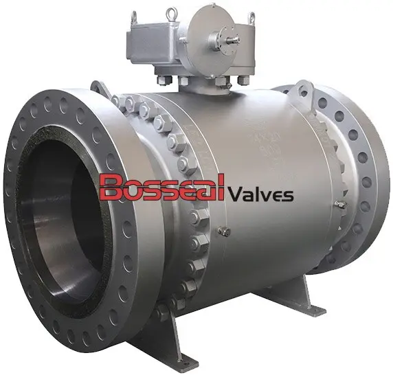 ASTM A350 LF2 DBB Ball Valve, 8 Inch, 900 LB, API 6D, RF - Bosseal