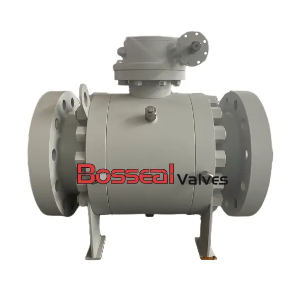 ASTM A105N Trunnion Ball Valve, 2 Inch, 1500 LB, API 6D, RTJ - Bosseal