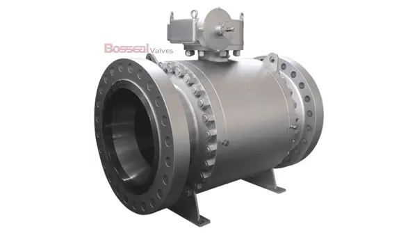 RTJ Flanged Trunnion Mounted Ball Valve, A105N, 16 IN, CL2500 | Bosseal