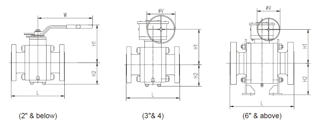 Side Entry Trunnion Ball Valves, A105N, 48 IN, CL 2500, DBB - Bosseal