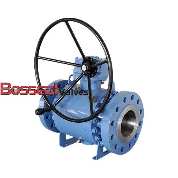 18 Inch TRN MTD Ball Valve, 300 LB, API 6D, RF - Bosseal