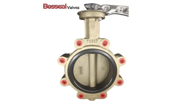 API 609 Cat A Butterfly Valve, 4 IN, 150 LB, EN 593, Lug | Bosseal