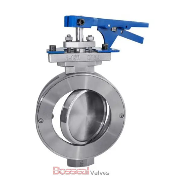 ASTM A351 CF8 Soft Seated Butterfly Valve, 42 Inch, 150 LB - Bosseal