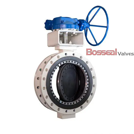 Double Offset Titanium Butterfly Valve, EN 593, CL300, 28 IN - Bosseal