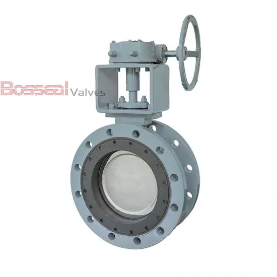 Soft Seated Titanium Butterfly Valves, CL300, 12 IN, EN 593 - Bosseal