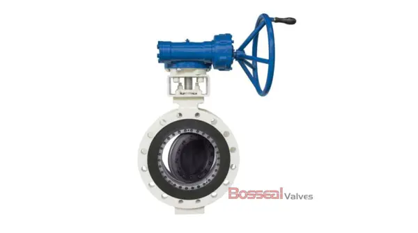 EN 593 Flanged Butterfly Valve, CL 300, 18 IN, ASTM A351 CF8M | Bosseal