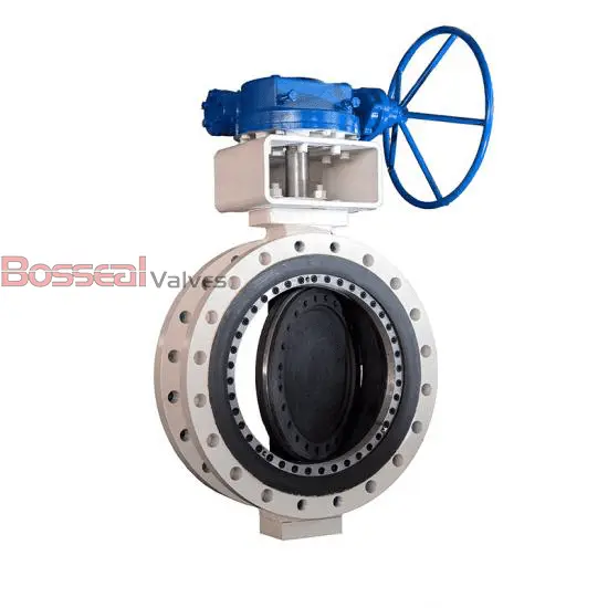 Double Offset Butterfly Valve, API 609, Titanium, 42IN, CL300 - Bosseal