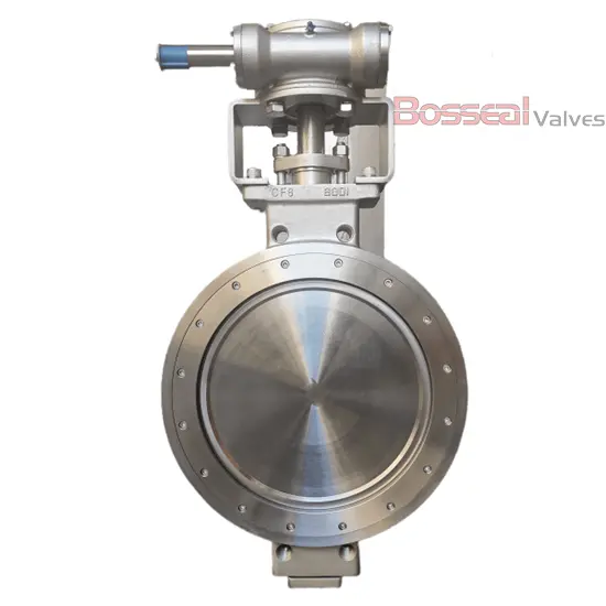 Stainless Steel CF8 Butterfly Valve, 150 LB, 8IN, API 609 B - Bosseal
