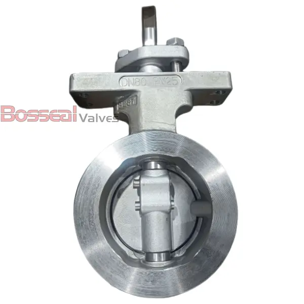 Stainless Steel CF8M Butterfly Valve, CL 150, 18 IN, EN 593 - Bosseal