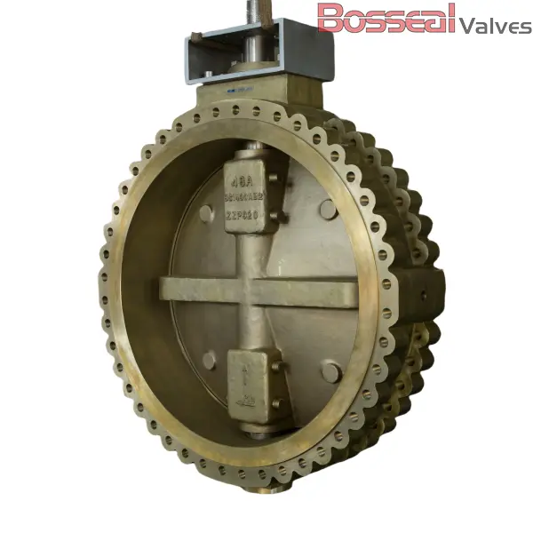 Aluminium Bronze Wafer Butterfly Valve, C95800, 48 IN, CL150 - Bosseal