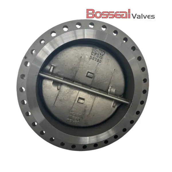 ASTM A351 CF8M Check Valve, Dual Plate, 4 IN, CL150, Wafer - Bosseal